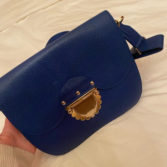 Furla | Bags | Furla Blue Shoulder Bag | Poshmark